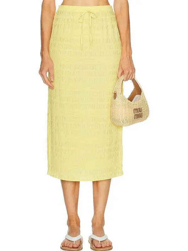 Polo Ralph Lauren Midi Skirt - Banana Peel