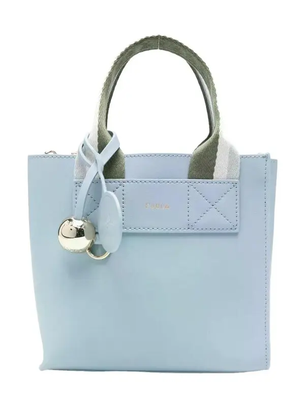 Furla Logo-print Panelled Tote Bag - Blue