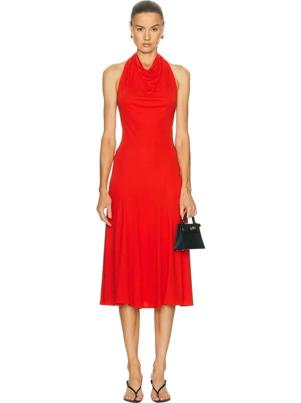 Françoise Sienna Dress - Ferrari