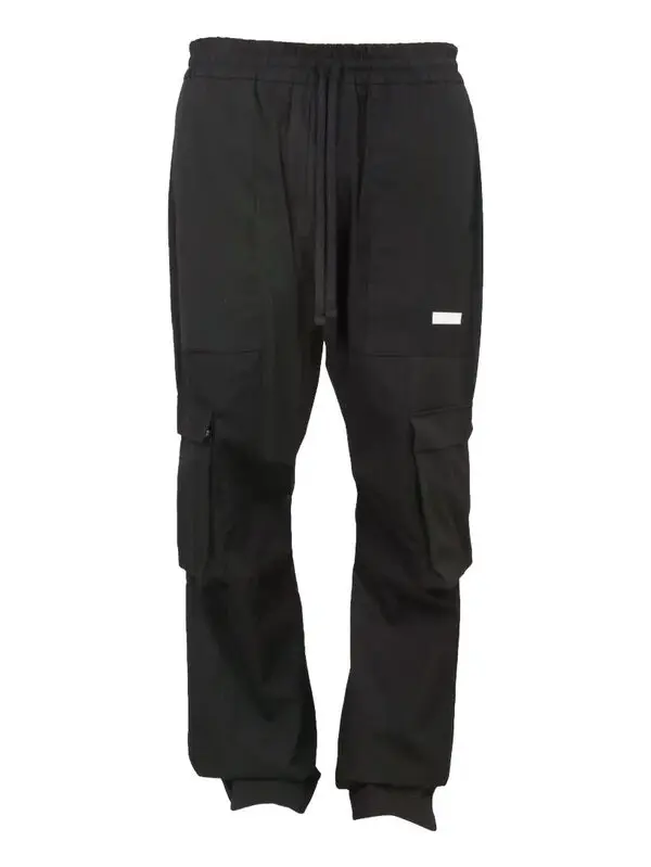 IH NOM UH NIT Logo Patch Cargo Pants - Black