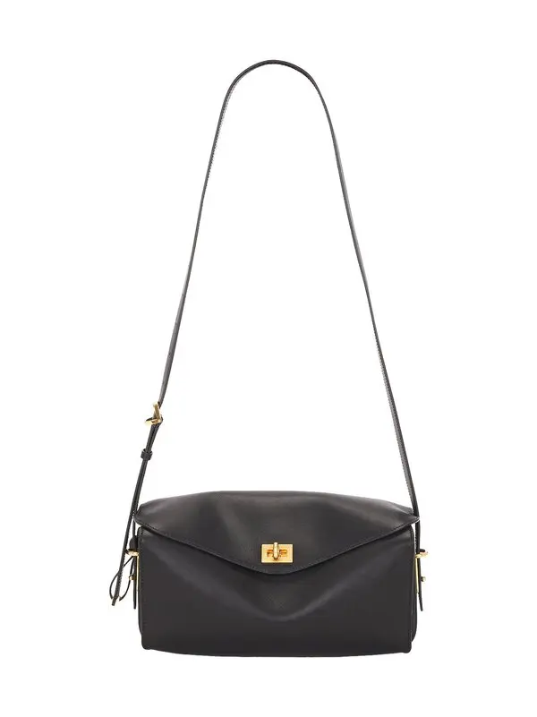 Balenciaga Vii So Medium Shoulder Bag - Black & Muscade