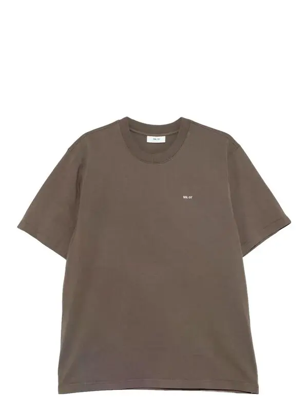 Nn07 Logo-print T-shirt - Brown