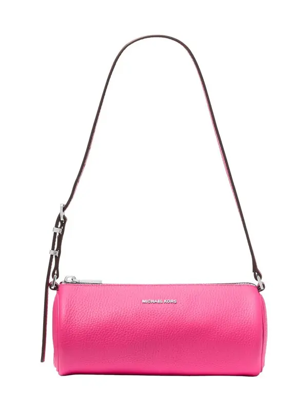 Michael Kors Izzy Small Pebbled Leather Barrel Pochette - Pink