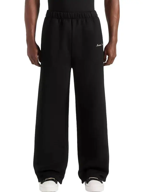Manière De Voir Morgan Whipstitch Detail Track Pants - Black
