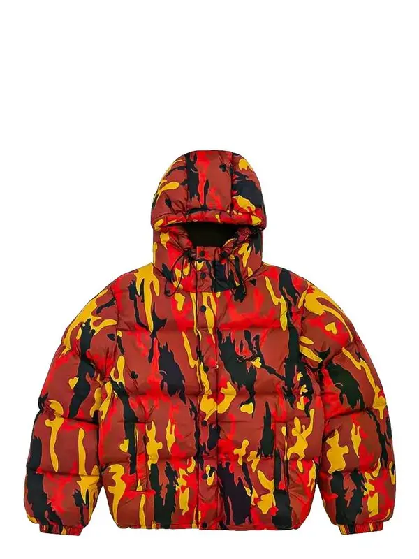 CORTEIZ Bolo V2 Camouflage Padded Jacket - Orange