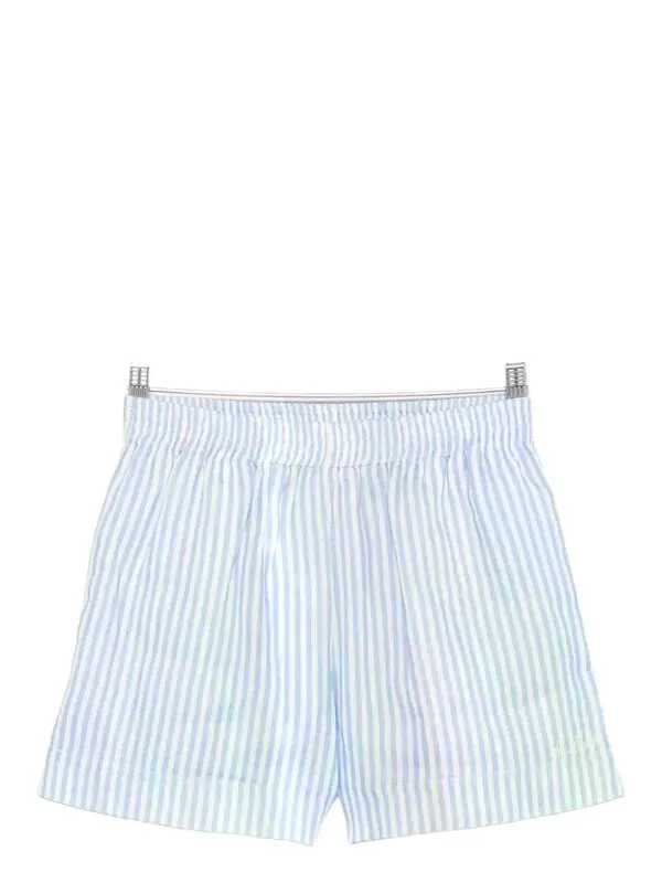 MC2 SAINT BARTH Striped Elasticated Waist Shorts - Blue