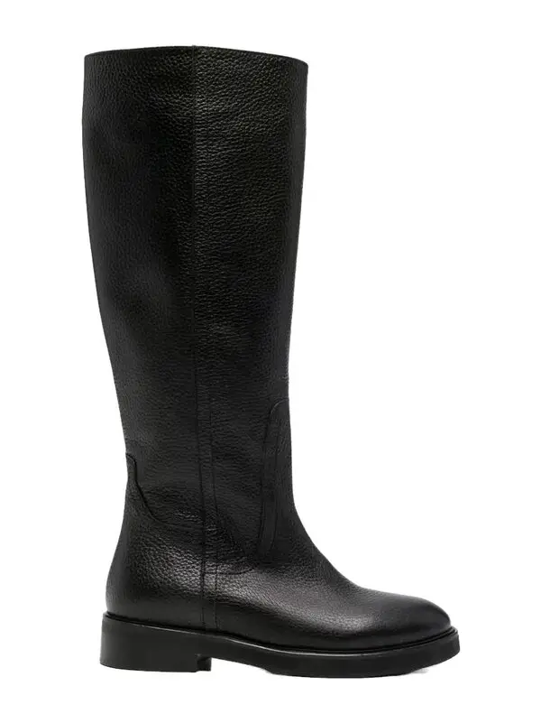 ADRIANNA FERETTI Block Heel Knee-high Boots - Black