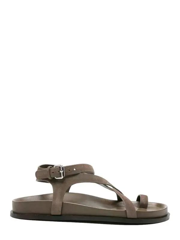 A.emery Jalen Flat Sandals - Brown
