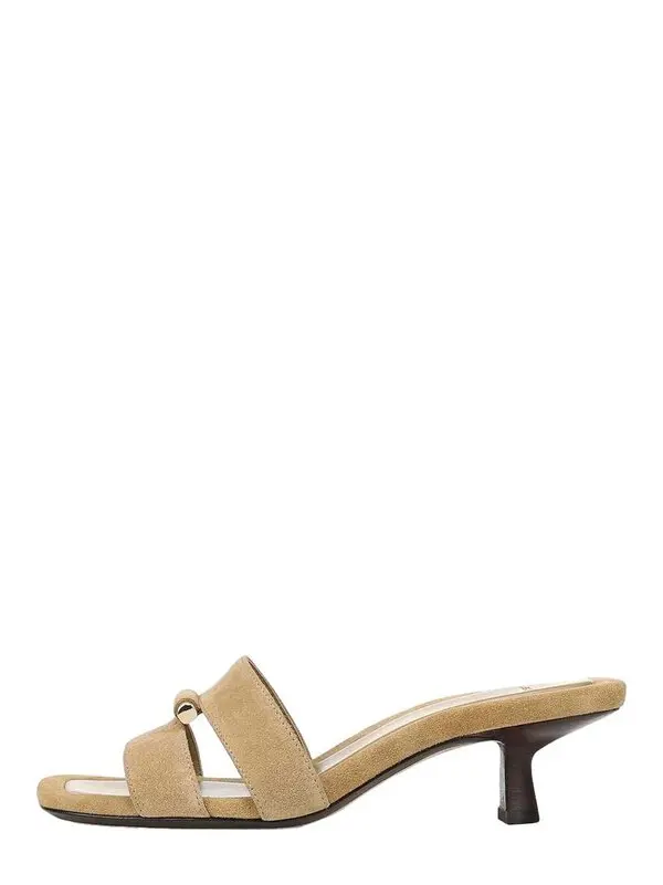 Vince Suede Piper Heeled Sandal - Wheat