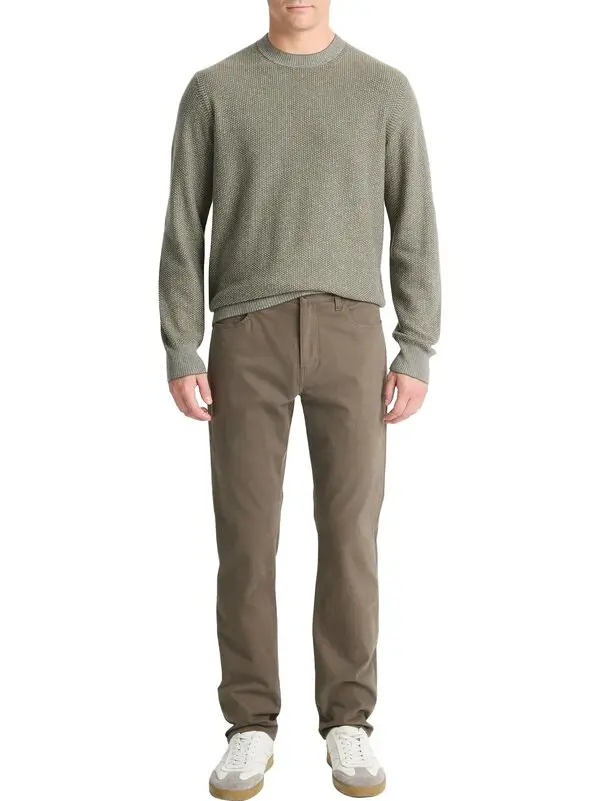 Vince Dylan Slim 5-pocket Peached Stretch-cotton Pant - Frog
