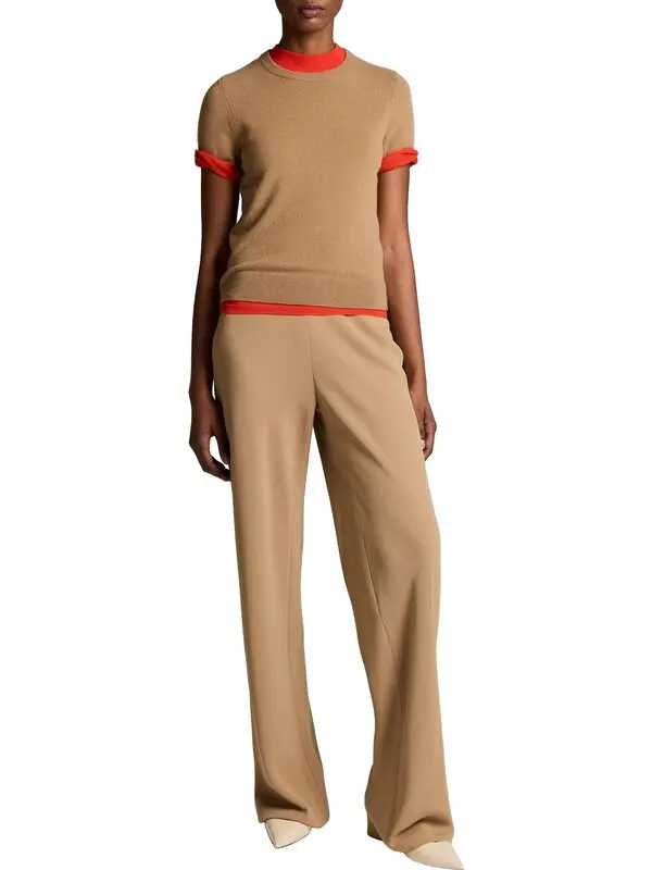 Vince Colette High-rise Crepe Bias Pant - Carmello