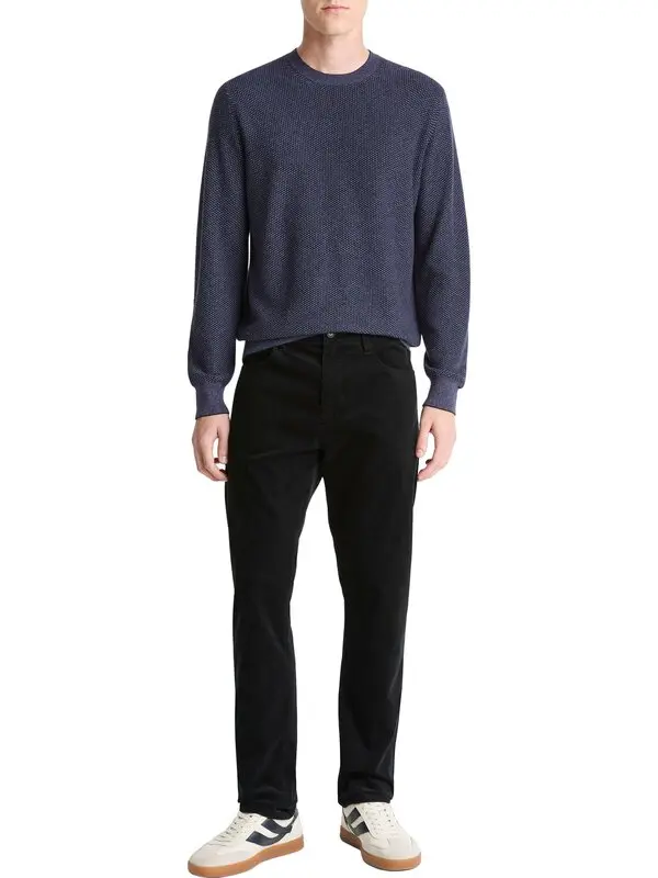 Vince Dylan Slim Fit Stretch Corduroy Pants - Black