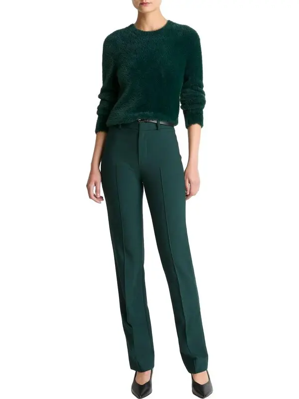 Vince Cotton-blend Slim Cigarette Pant - Juniper