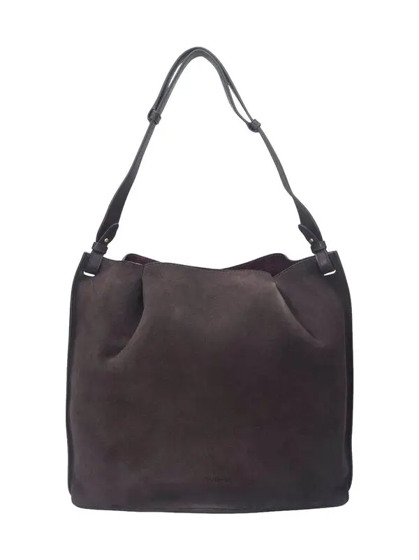 Vince Ava Leather Bucket Bag - Cacao
