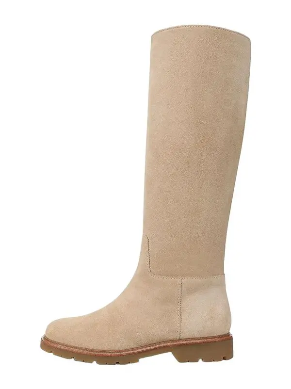 Vince Sibelle Suede Riding Boot - Light Dune