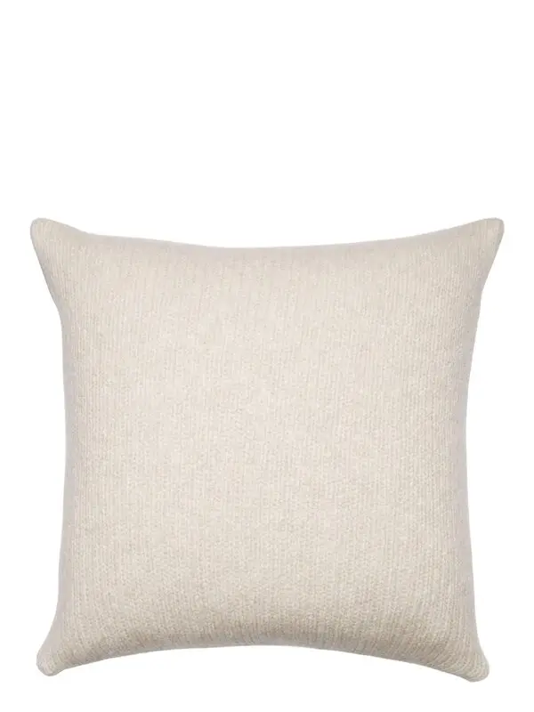 Vince Wool And Cashmere Cardigan-stitch Pillow - Lace