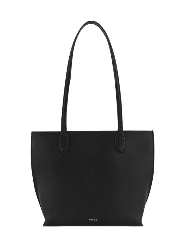 Vince Athene Nappa Leather Mini Tote - Black