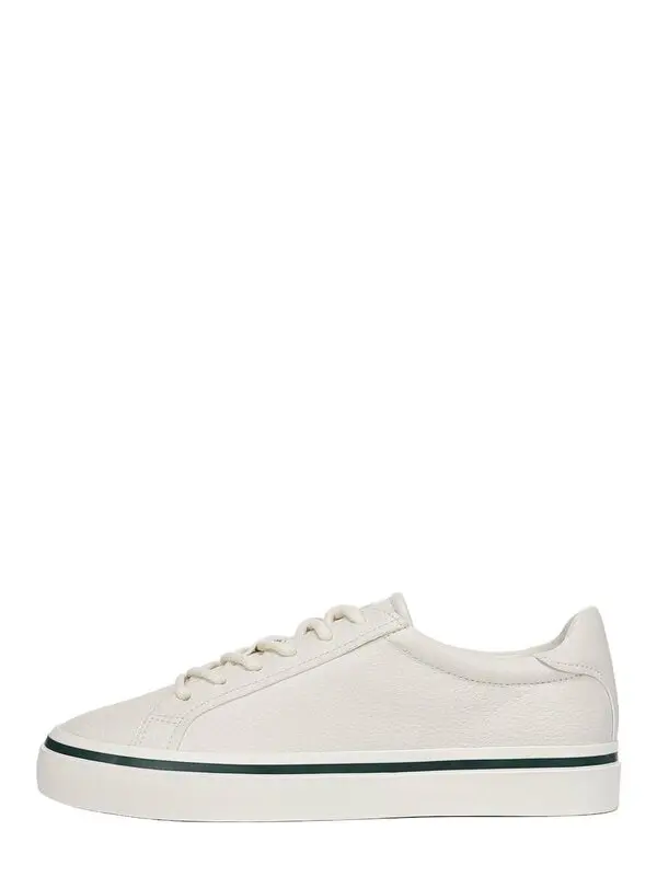 Vince Monterey Leather Lace-up Sneakers - Milk