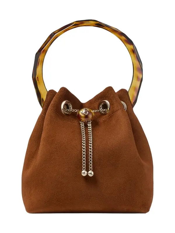 JIMMY CHOO Bon Bon Top Handle Bag - Brown