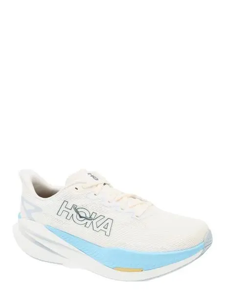 HOKA® Mach X 3 Running Shoe - White/alabaster