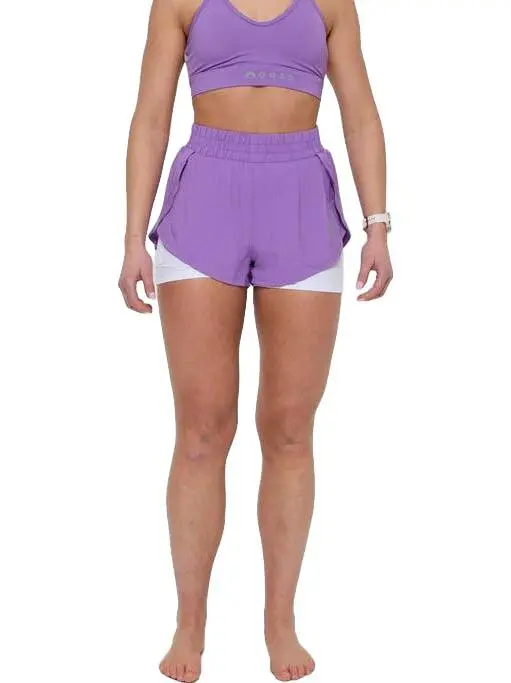 OOSC Elite 2-in-1 Performance Shorts - Purple