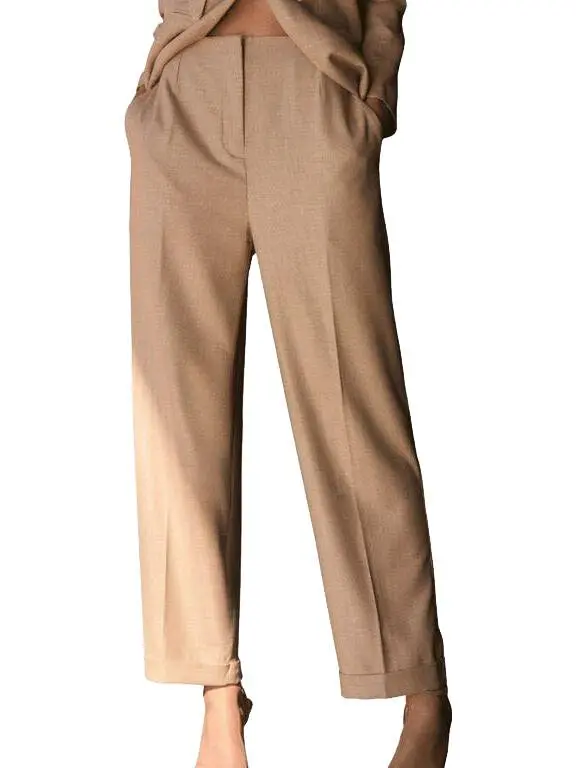 THE IQ COLLECTION Max Pants Beige - Brown