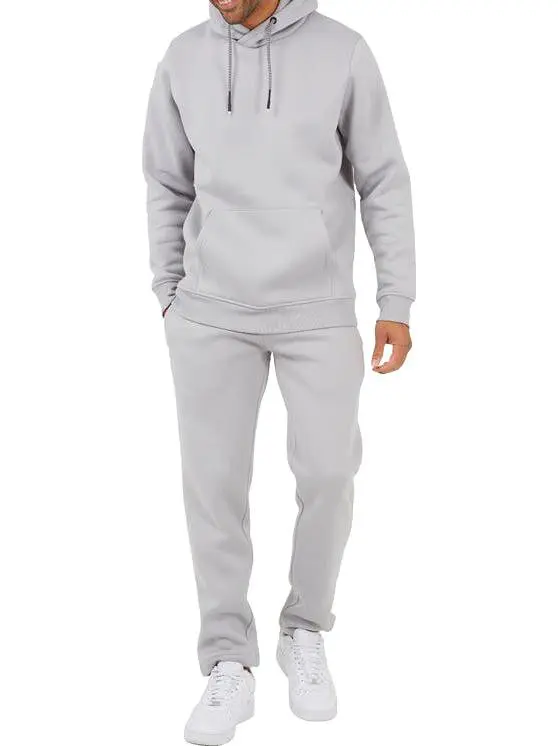 BRAVE SOUL Hoodie And Jogger Set - Grey