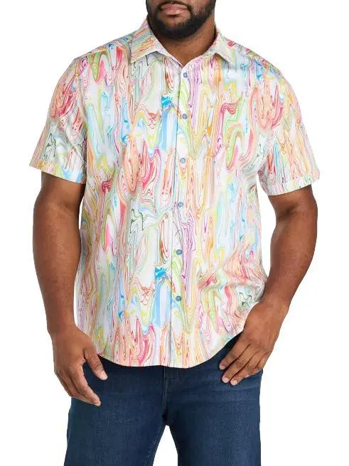 Robert Graham Big & Tall Bellenden Sport Shirt - Multi
