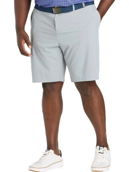 CALLAWAY Big & Tall Premium Flat-front Golf Shorts - Concrete