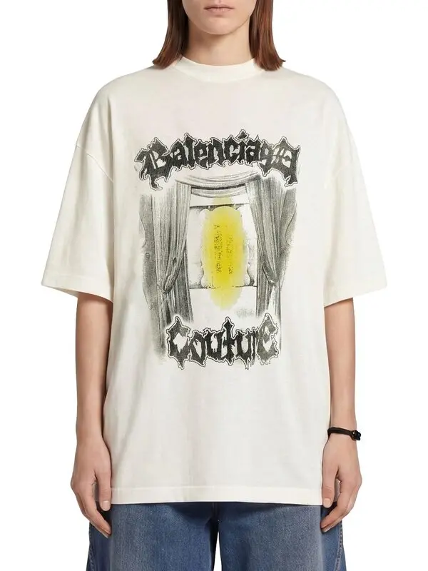 Balenciaga Graphic T-shirt - White