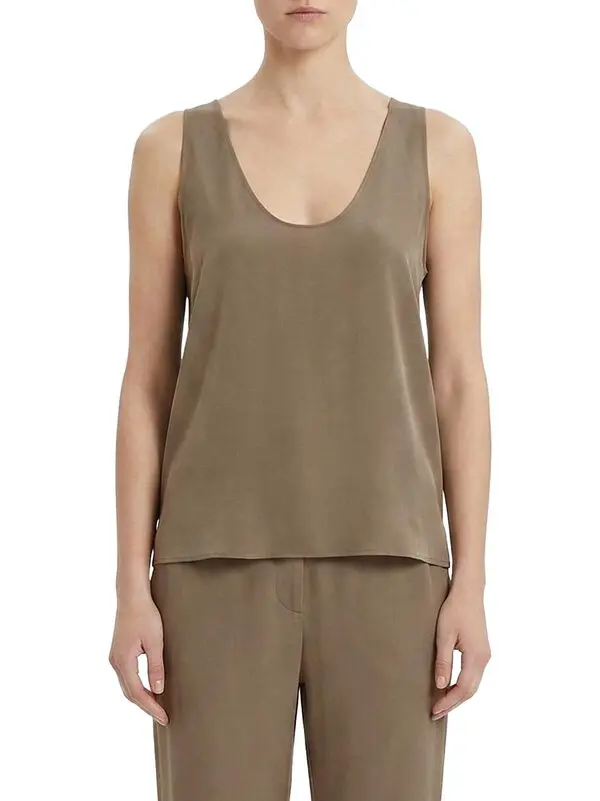 SA SU PHI Sleeveless Top - Military