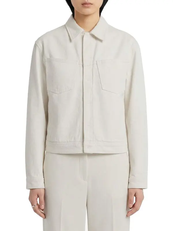 SA SU PHI Cotton Shirt Jacket - Beige