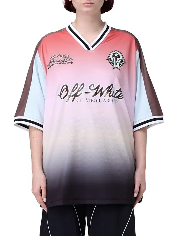 Off-White Graphic Print T-shirt - Pink