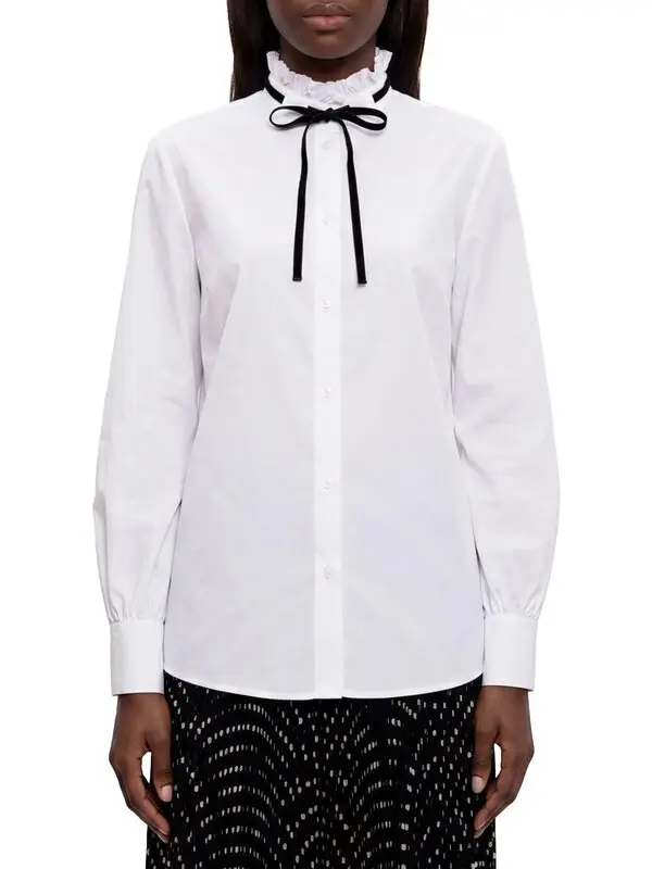Valentino Garavani Shirt With Bow Detail - White