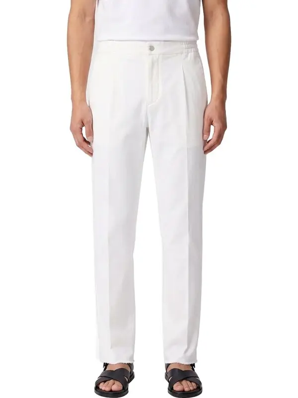 Kiton Pleated Jeans - White
