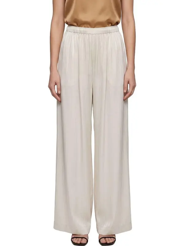 Balenciaga Wide Leg Trousers - Nude
