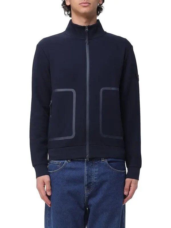 Peuterey Zip-up Sweatshirt With High Neck - Blue