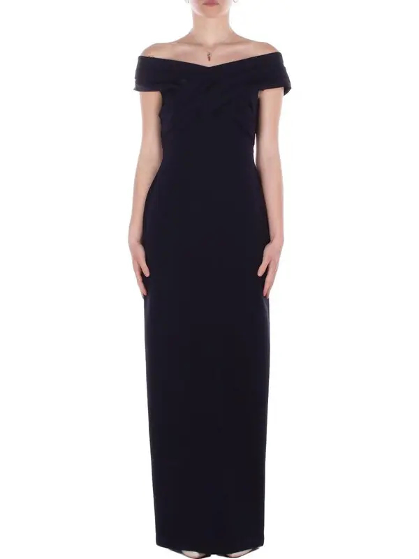 Ralph Lauren Off-the-shoulder Gown - Blue