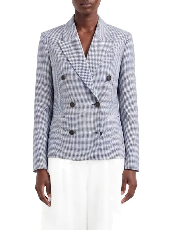 Brunello Cucinelli Double Breasted Blazer - White