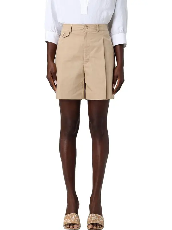Ralph Lauren Tailored Pleated Shorts - Beige