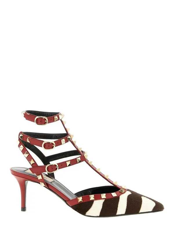 Valentino Garavani Studded Slingback Pumps - Multicolor
