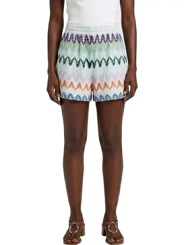 Missoni Zigzag Knit Shorts - Multicolor