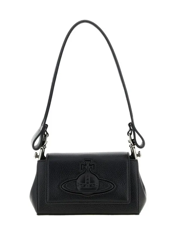 VIVIENNE WESTWOOD Polyurethane Hazel Mini Shoulder Bag - Black