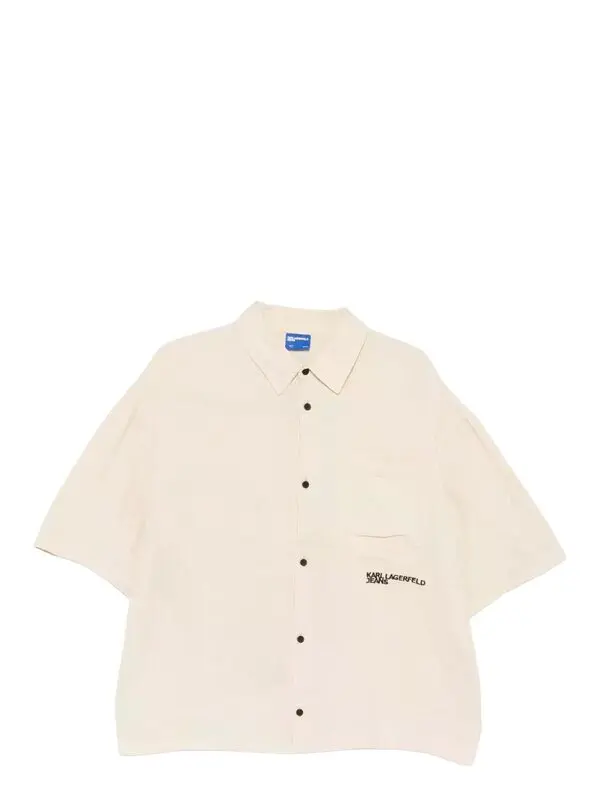 Karl Lagerfeld Short-sleeves Shirt - Neutrals
