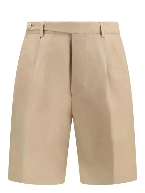 Brunello Cucinelli Pleated Bermuda Shorts - Neutrals