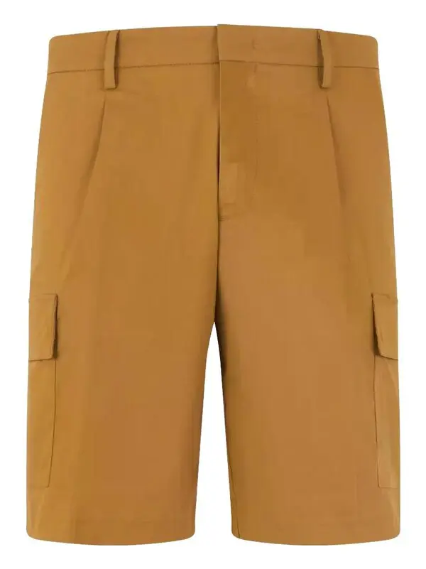 K-WAY Serje Pleated Cargo Shorts - Neutrals