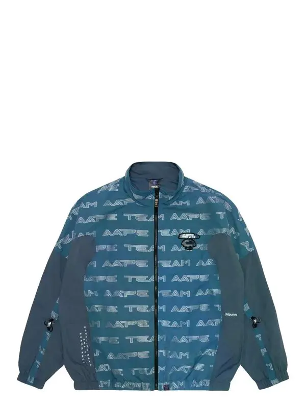 AAPE BY *A BATHING APE Moonface Monogram Jacket - Blue