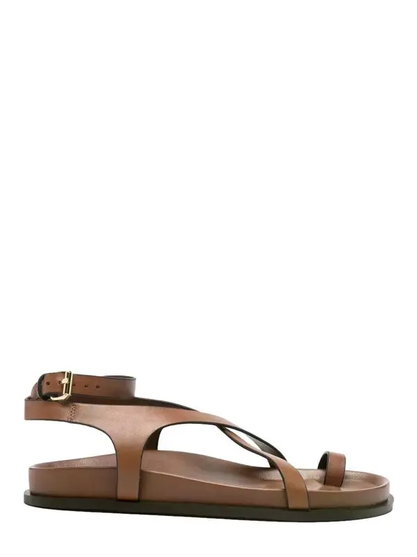 A.emery Jalen Flat Sandals - Brown