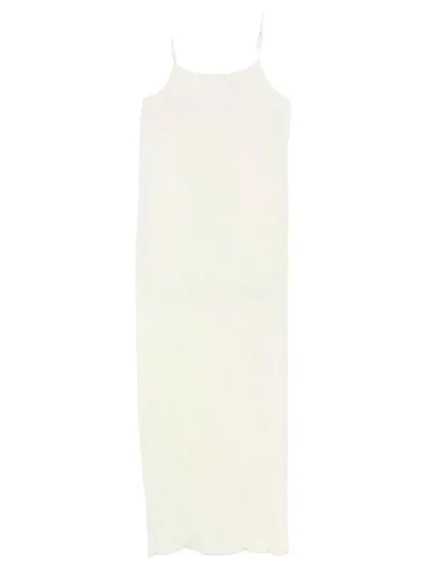 RAME Spaghetti Strap Crinkled Maxi Dress - Neutrals