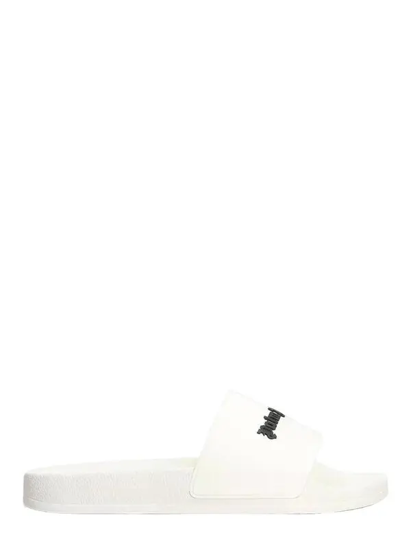 Palm Angels Logo Slides - White